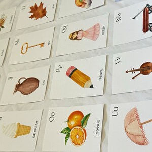 Printable Alphabet Flashcards | Montessori Cards | Homeschool Learning ...