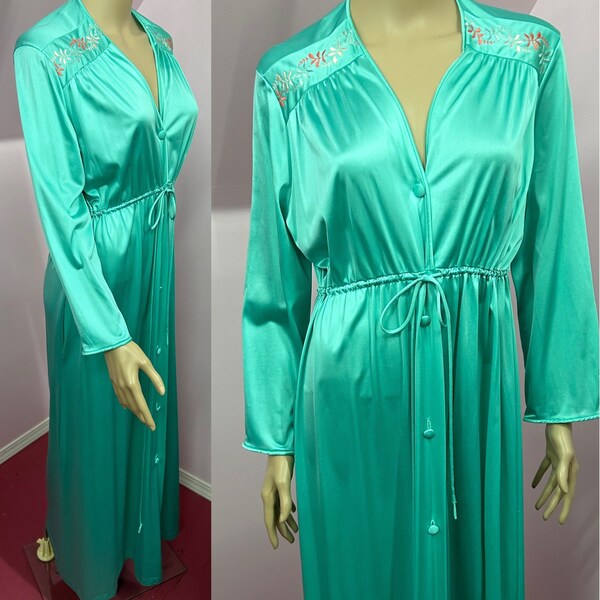 Button Front Robe - Etsy