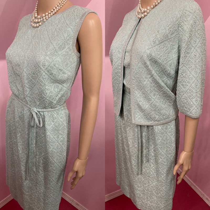 Light Blue Two Piece Dress - Etsy