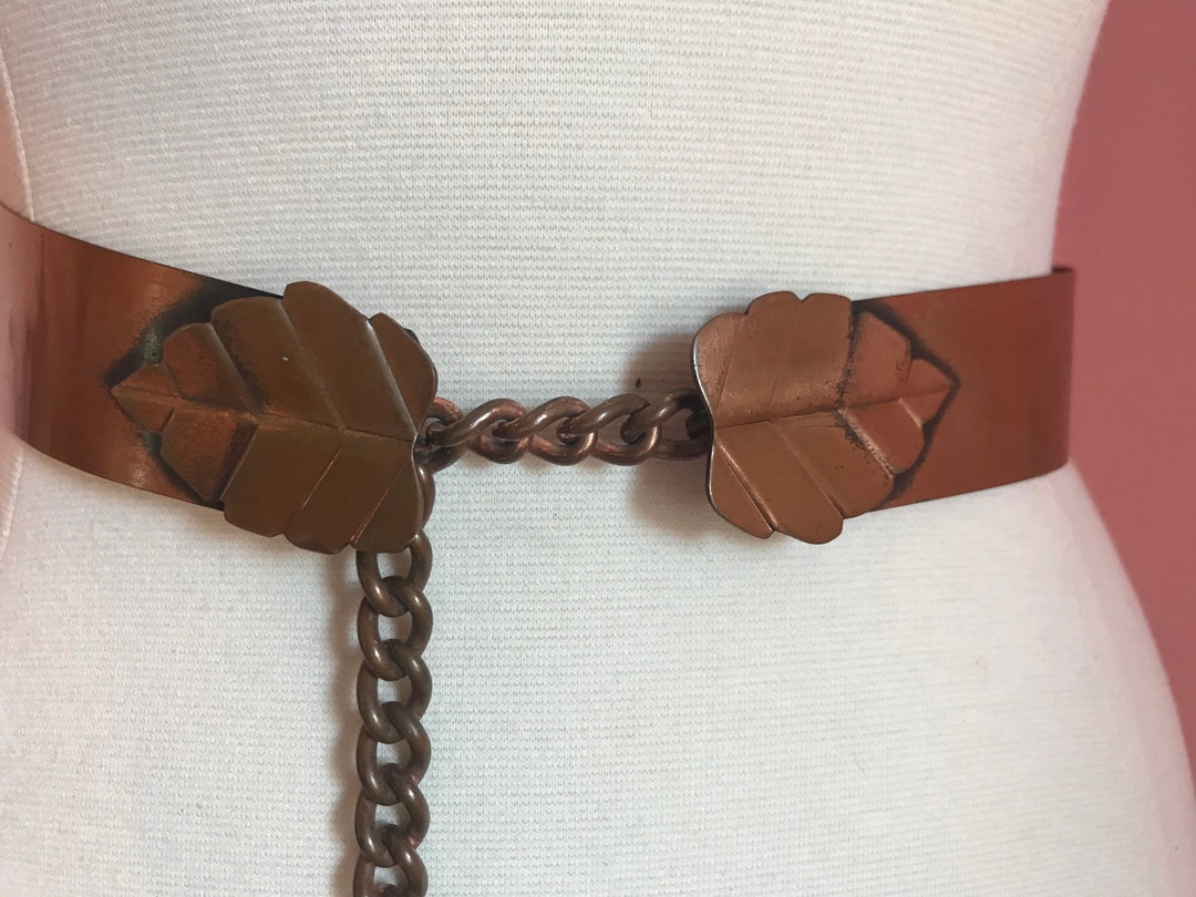 Mid Century Copper Belt.1950s Copper Belt. Rebaje Copper Belt - Etsy