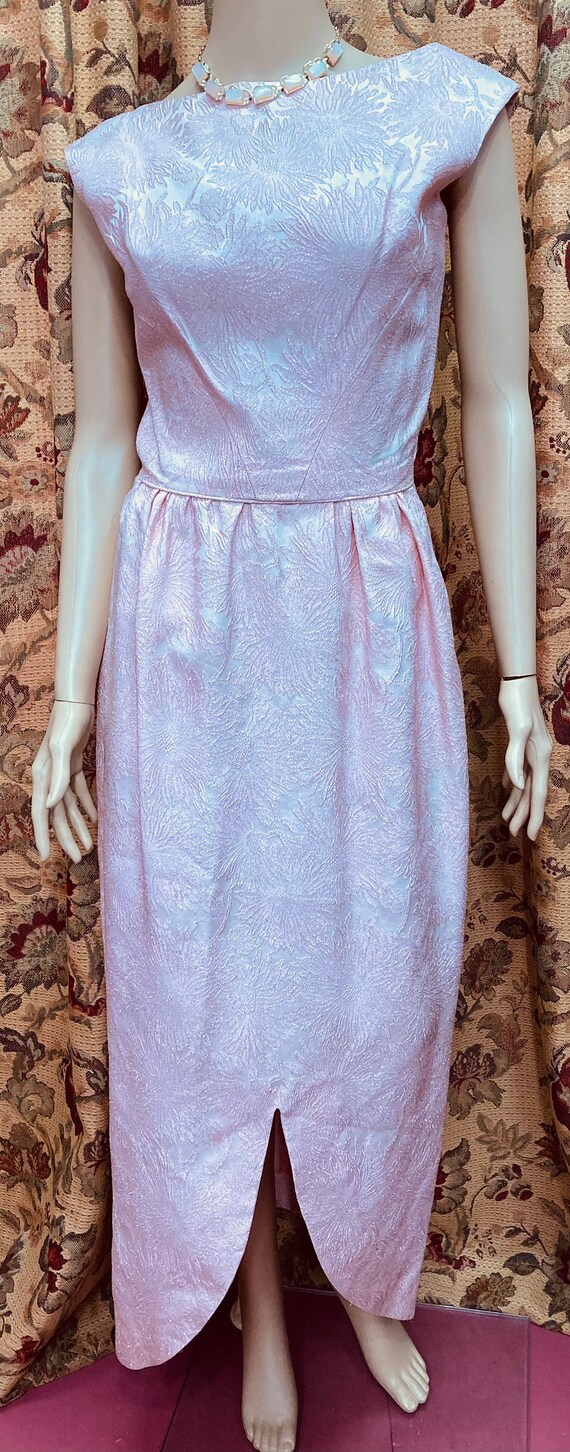 Lovely Vintage 60s Pink Dress.60s Gown.Long Dress. Pi… - Gem