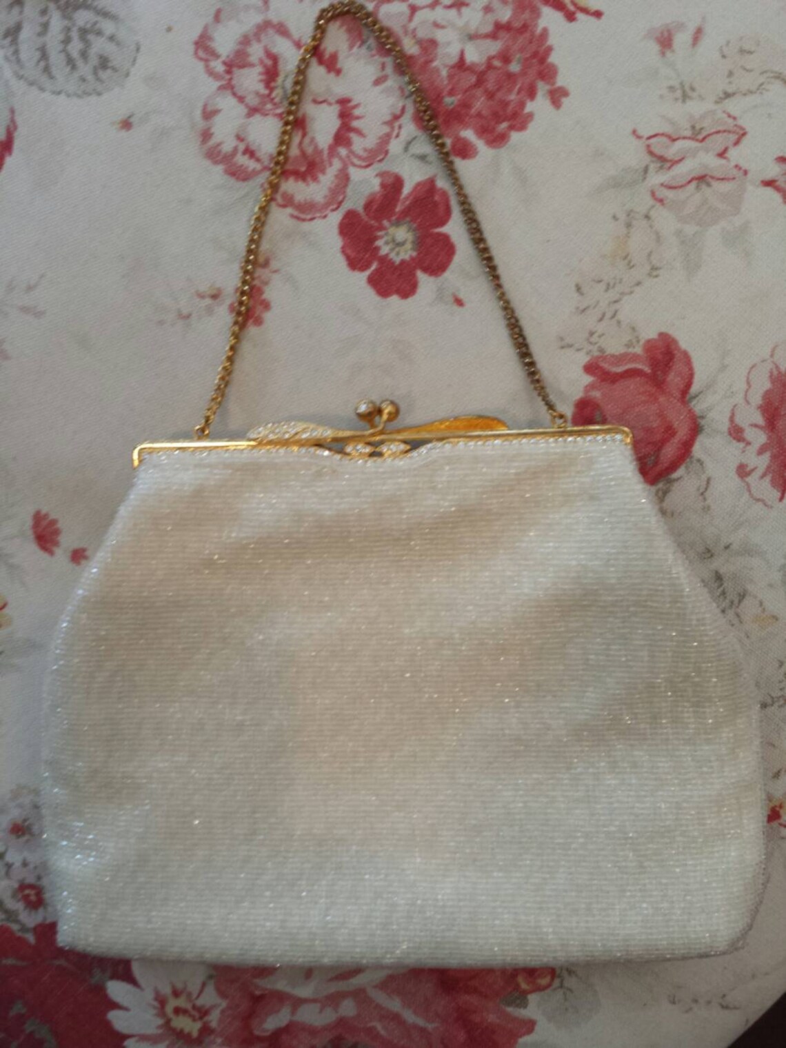 Vintage 50s Hand Beaded Embroidered Handbag by Swift - Etsy