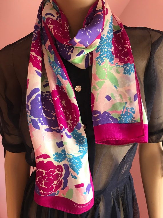 vintage 90s silk rectangular - Gem