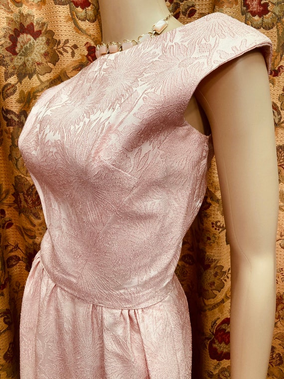 Lovely Vintage 60s Pink Dress.60s Gown.Long Dress. Pi… - Gem