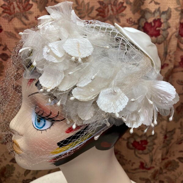 Hat With Veil - Etsy