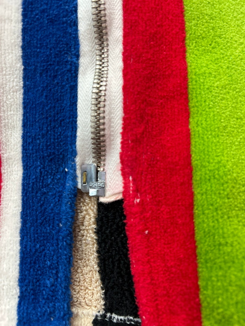 Vintage 60s Striped Terry Cloth Beach Coverup. 1960s Terry - Etsy