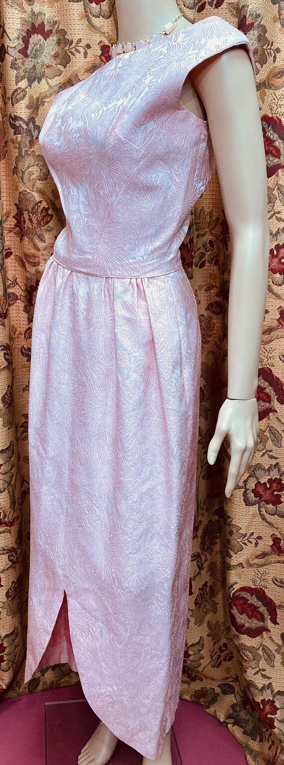 Lovely Vintage 60s Pink Dress.60s Gown.Long Dress. Pi… - Gem