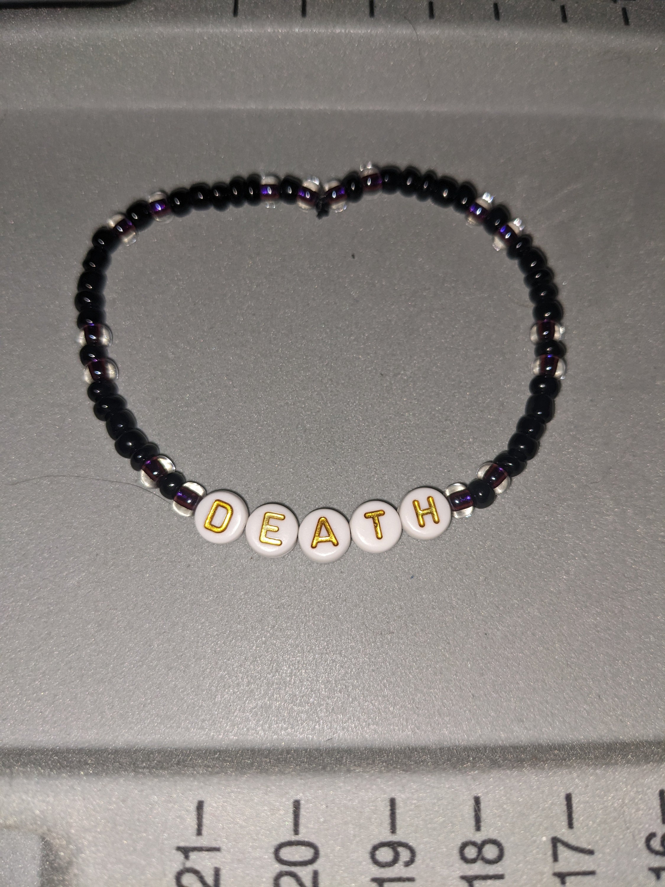 Custom Beaded Bracelet - Etsy