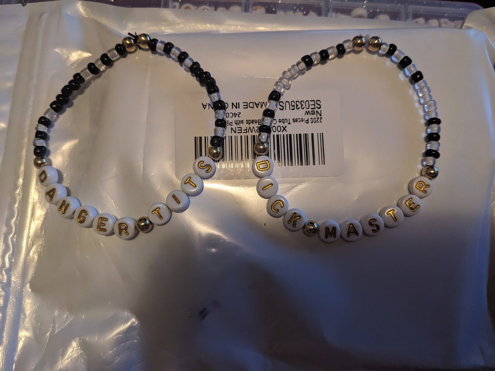 Custom Beaded Bracelet - Etsy