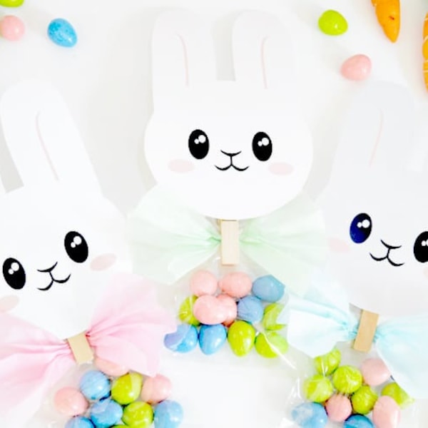 Easter Treat Bag Topper Svg - Etsy