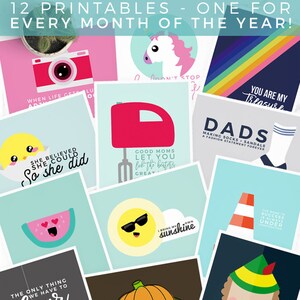 Colorful Icons Printable Pack - Etsy