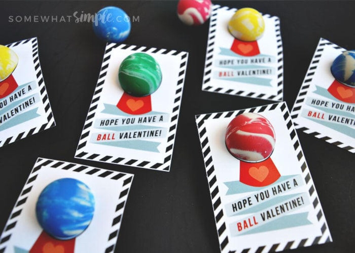 Have a Ball Valentine Cards - Etsy