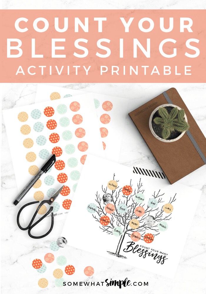 Count Your Blessing Tree Thanksgiving Activity Printable - Etsy