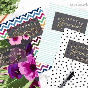 Home Management Binder Printables - Etsy