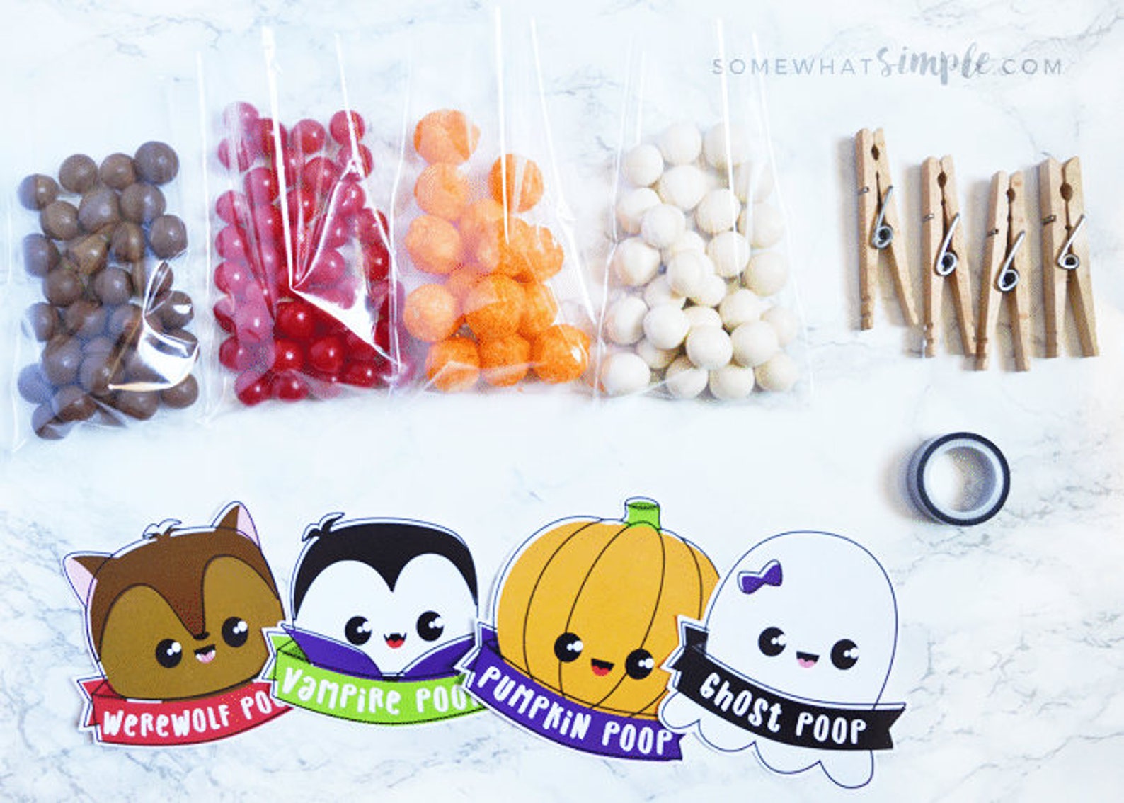 Halloween Treat Bag Toppers - Etsy