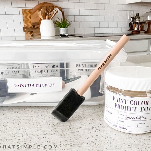 Paint Can Label - Etsy