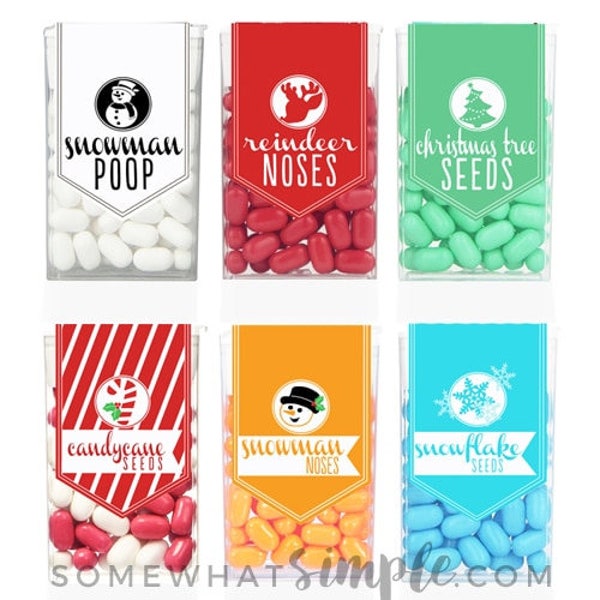 Tic Tac Labels - Etsy