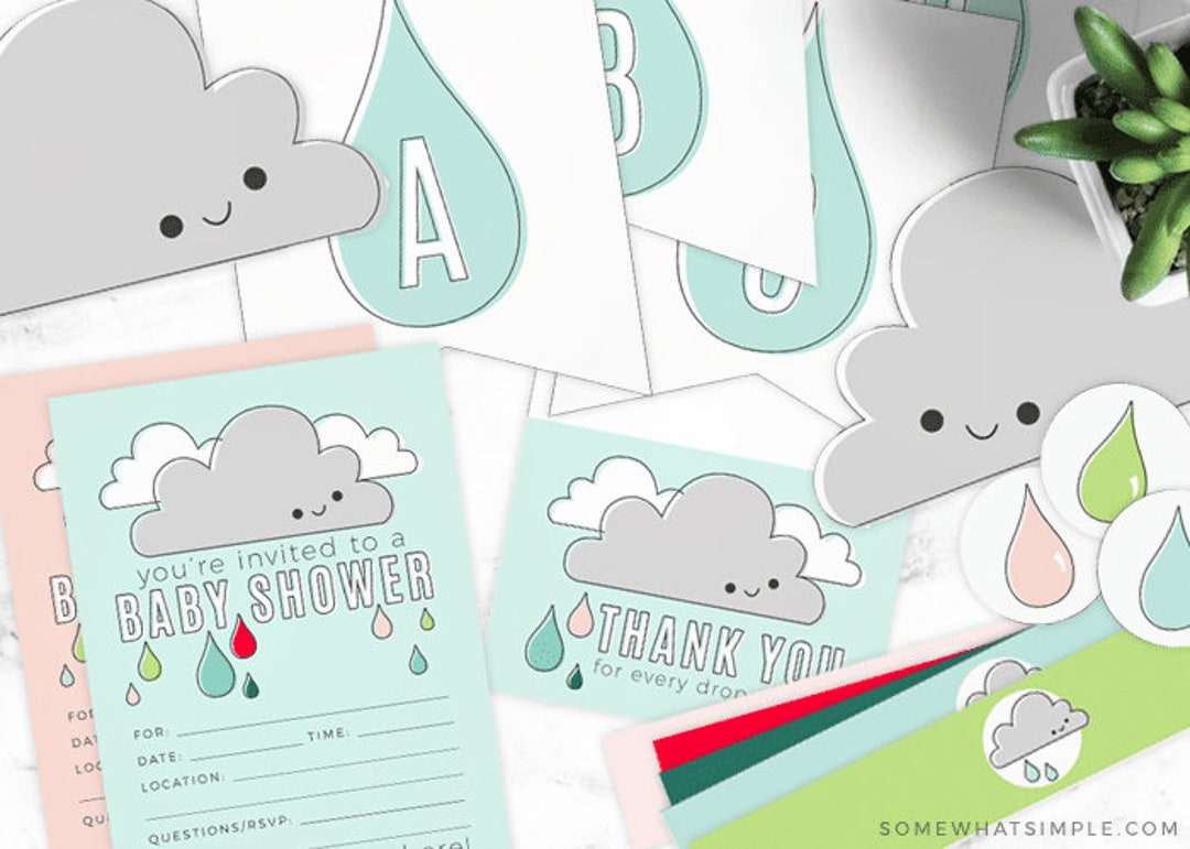 Gender Neutral Baby Shower Printables - Invites, Decor + More! - Etsy