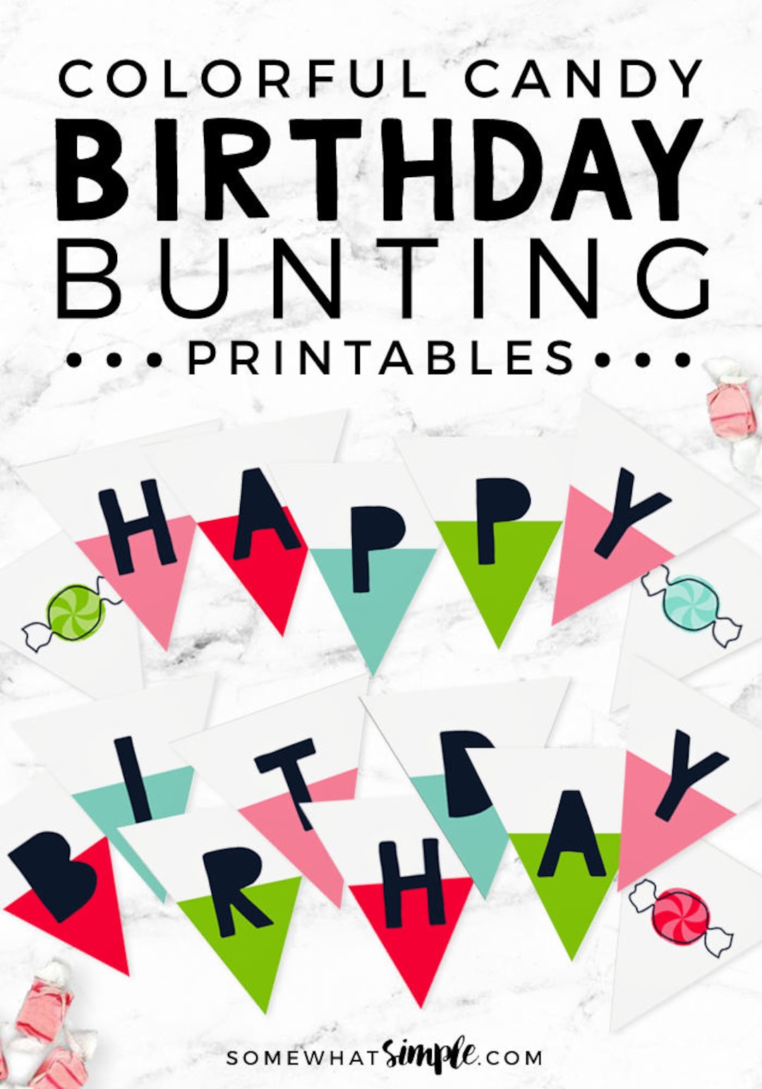 Happy Birthday Bunting - Etsy