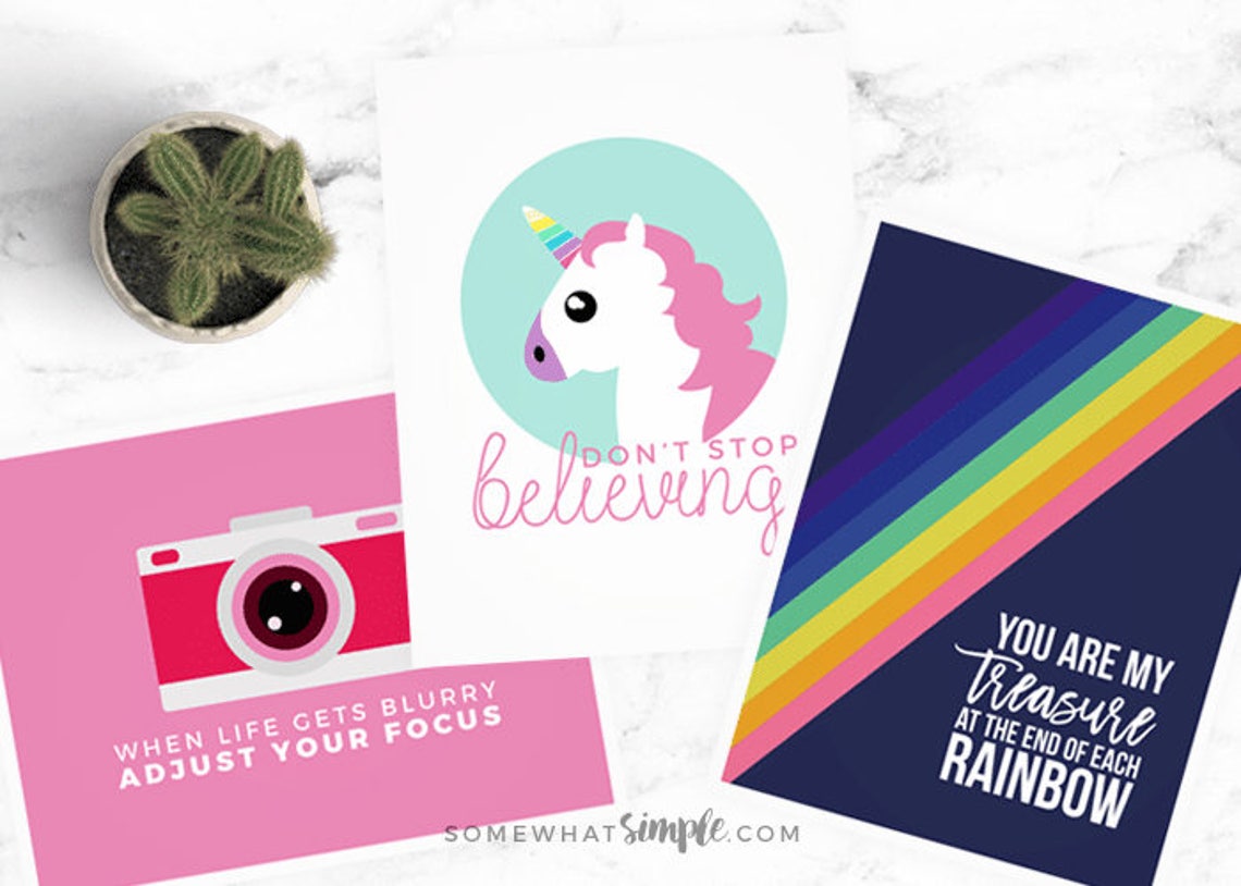 Colorful Icons Printable Pack - Etsy