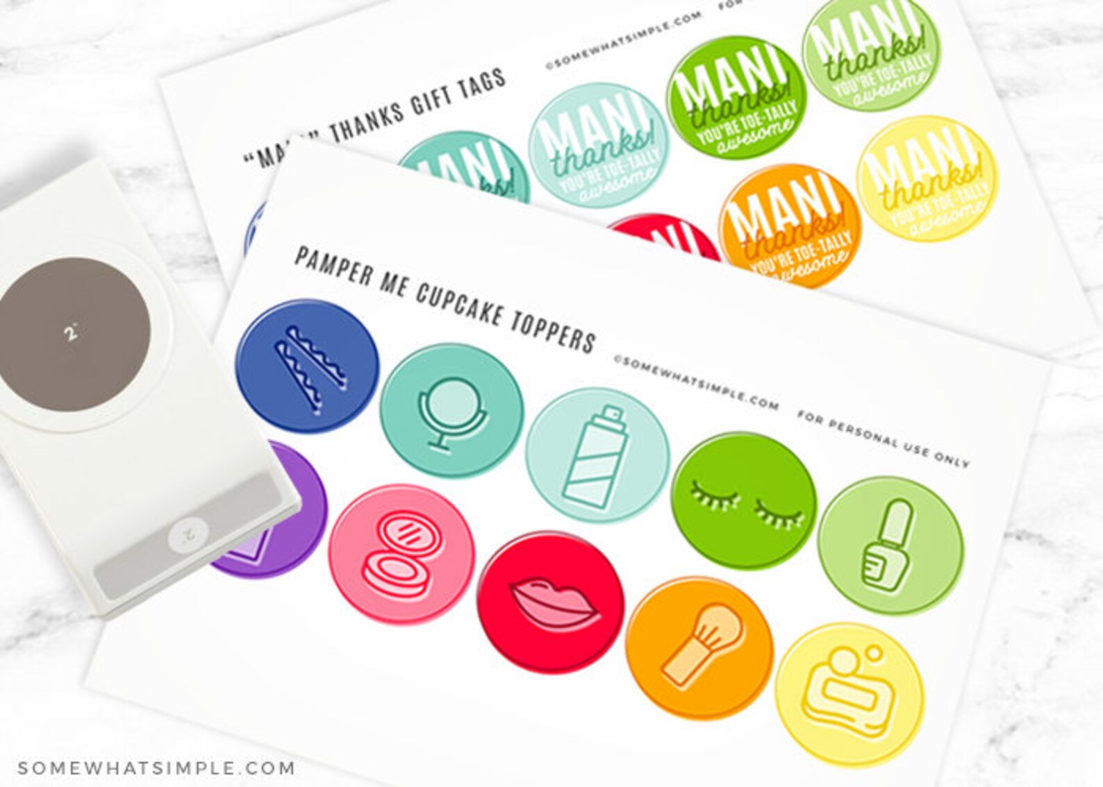 Pamper Me Pajama Party Printable Pack | Etsy