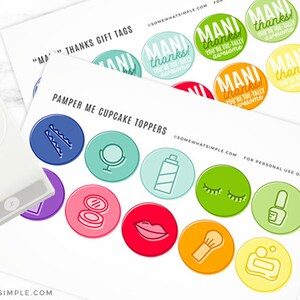 Pamper Me Pajama Party Printable Pack - Etsy