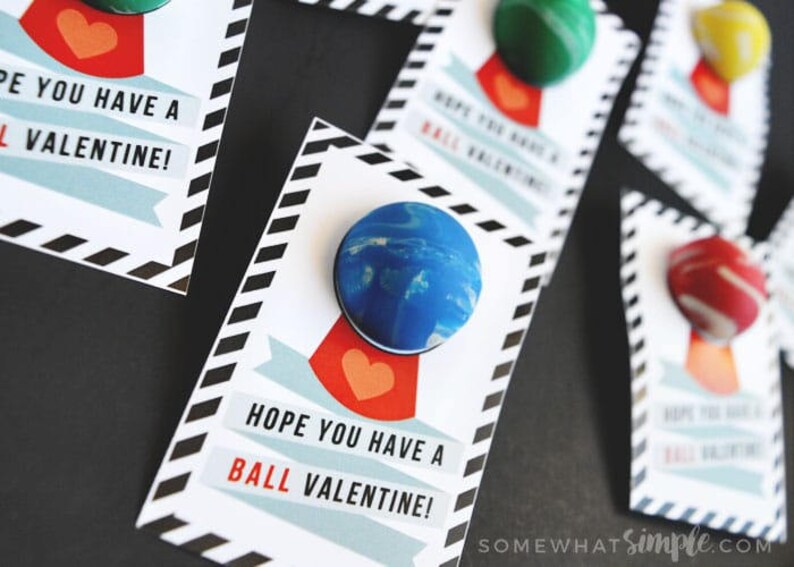 Have a Ball Valentine Cards - Etsy