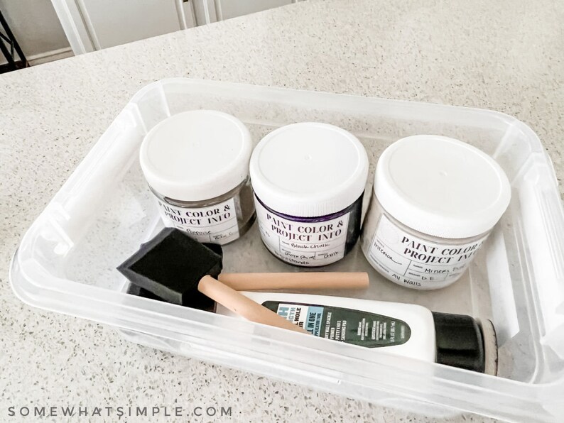 Paint Jar Labels - Etsy