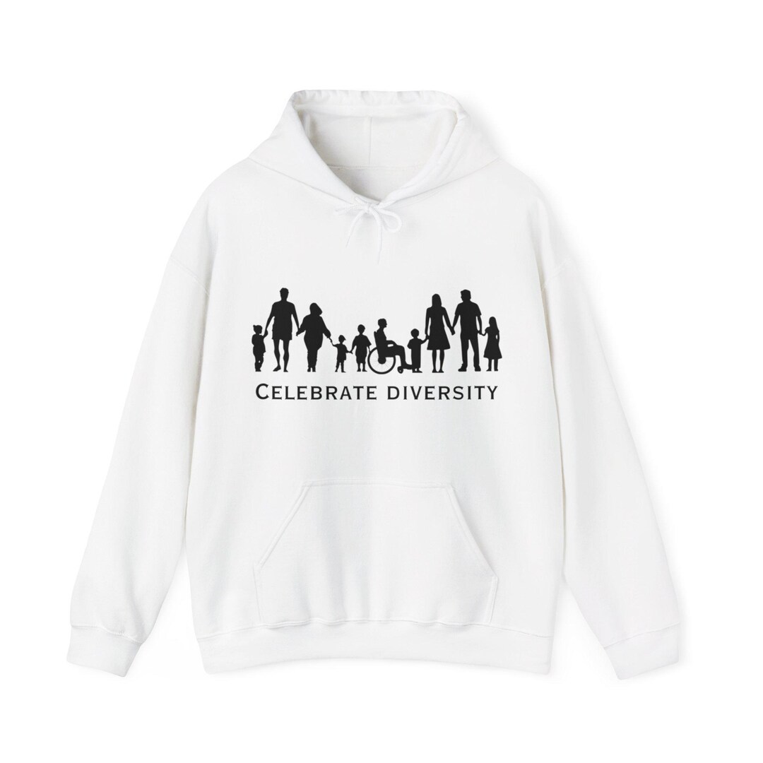 Celebrate Diversity Hoodie, Diversity, Disabilities, Inclusion ...