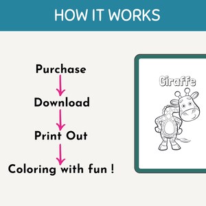 Activity Book (2) - Coloring - Cute Animals - Etsy