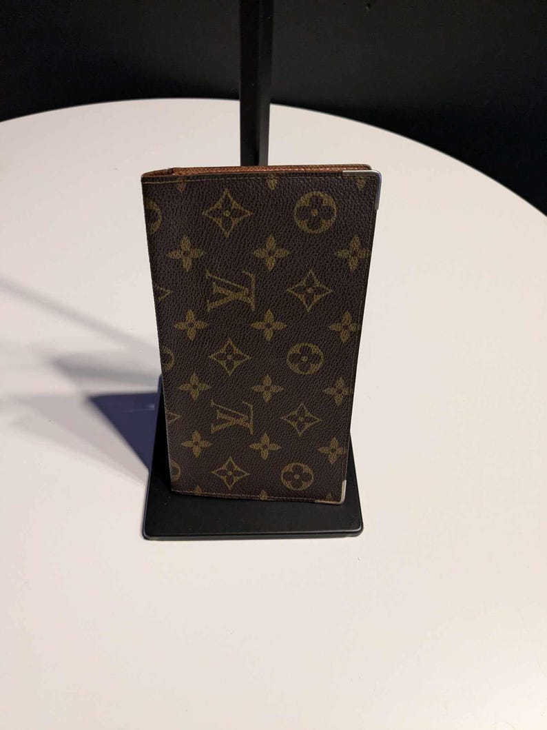 Authentic! Louis Vuitton Very Rare Brass Tips Version Monogram Long ...