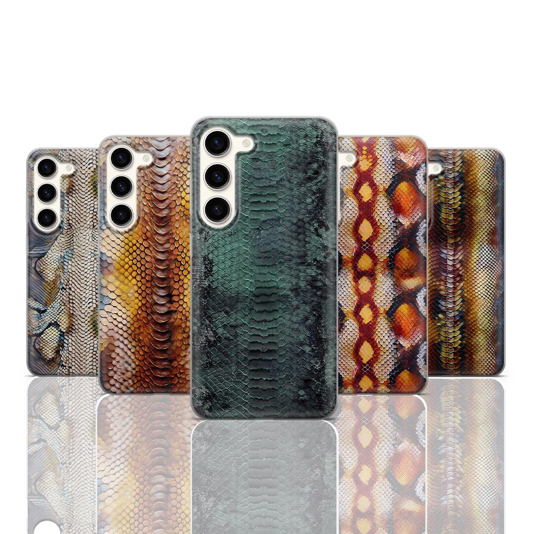 Green Snakes Phone Case Snake Pattern Cover for Samsung S24 S23 FE S22 ...