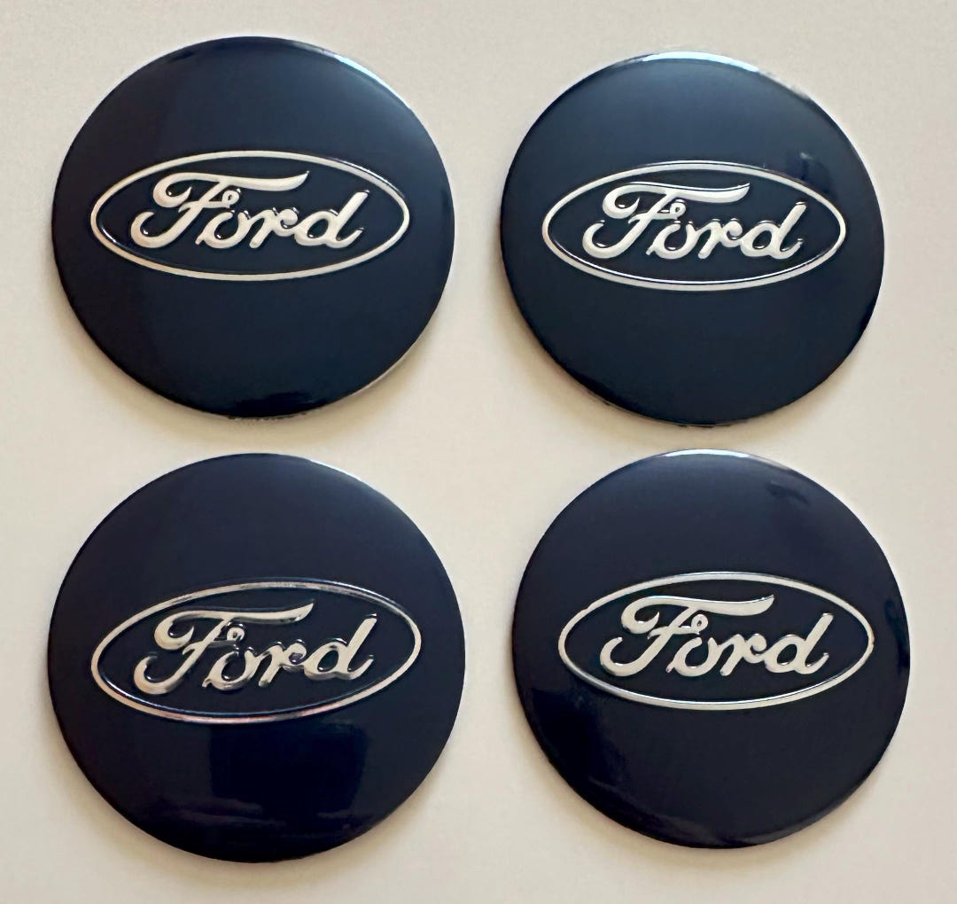 Set of 4 Dark Blue 56mm 2.20 Inch Ford Wheel Center Hub Cap Stickers - Etsy