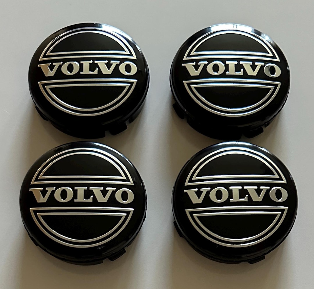 Set of 4 Black 64mm 2.52 Inch Volvo Wheel Center Hub Caps 3546923 - Etsy