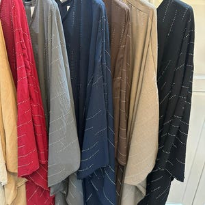 Women Batwing Sleeve Abaya Jilbab Kaftan Dress, Muslim Abayas Ladies ...