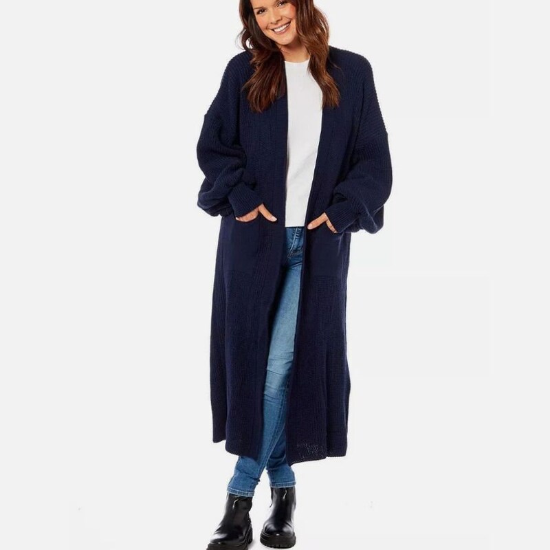 Long Wrap Cardigan - Etsy