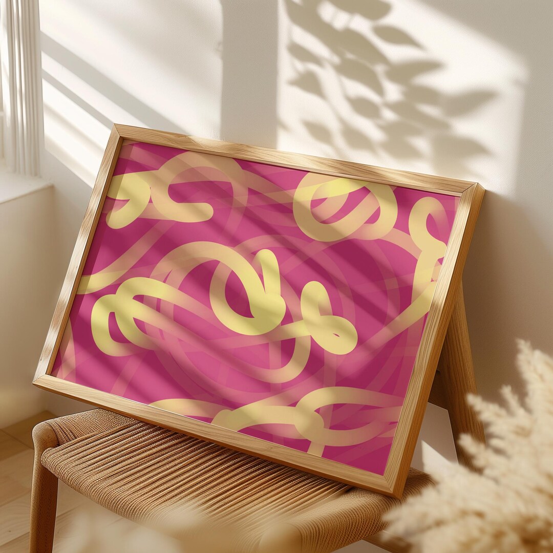 Abstract Expressionism Art Print: Unframed, Modern Wall Decor (digital ...