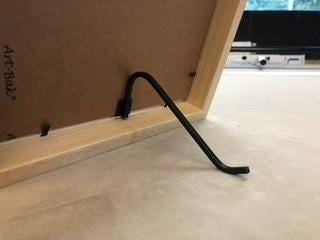 Large Black Wire Frame Stand, With Clip on Socket. No Screws or ...