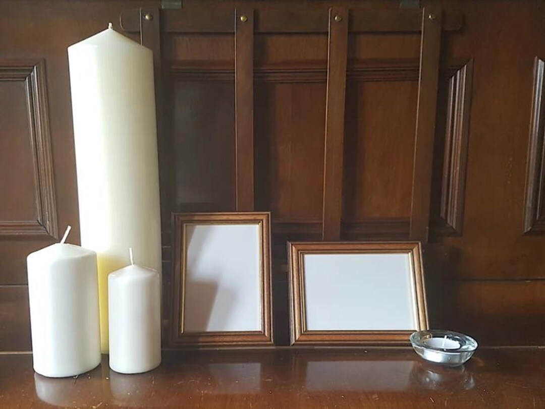 Pair of Traditional A6 Photo Frames. Solid Wood in a Warm Tone With ...