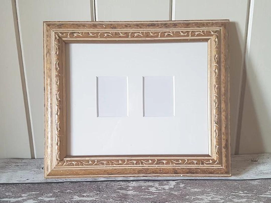 Light Wood Passport Photo Frame for 2 Photos. Solid Wood Pale Wood ...