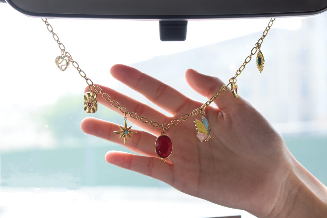 Custom Car Rear View Mirror Charm - Car - Charms Custom Car Accessories ...