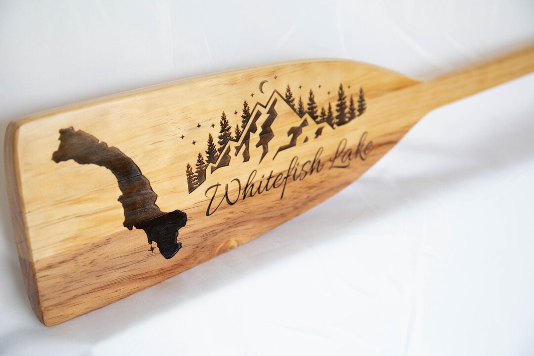 Paddle - Decorative, Wall Hanging, Wooden Boat Paddle - Custom Engraved ...