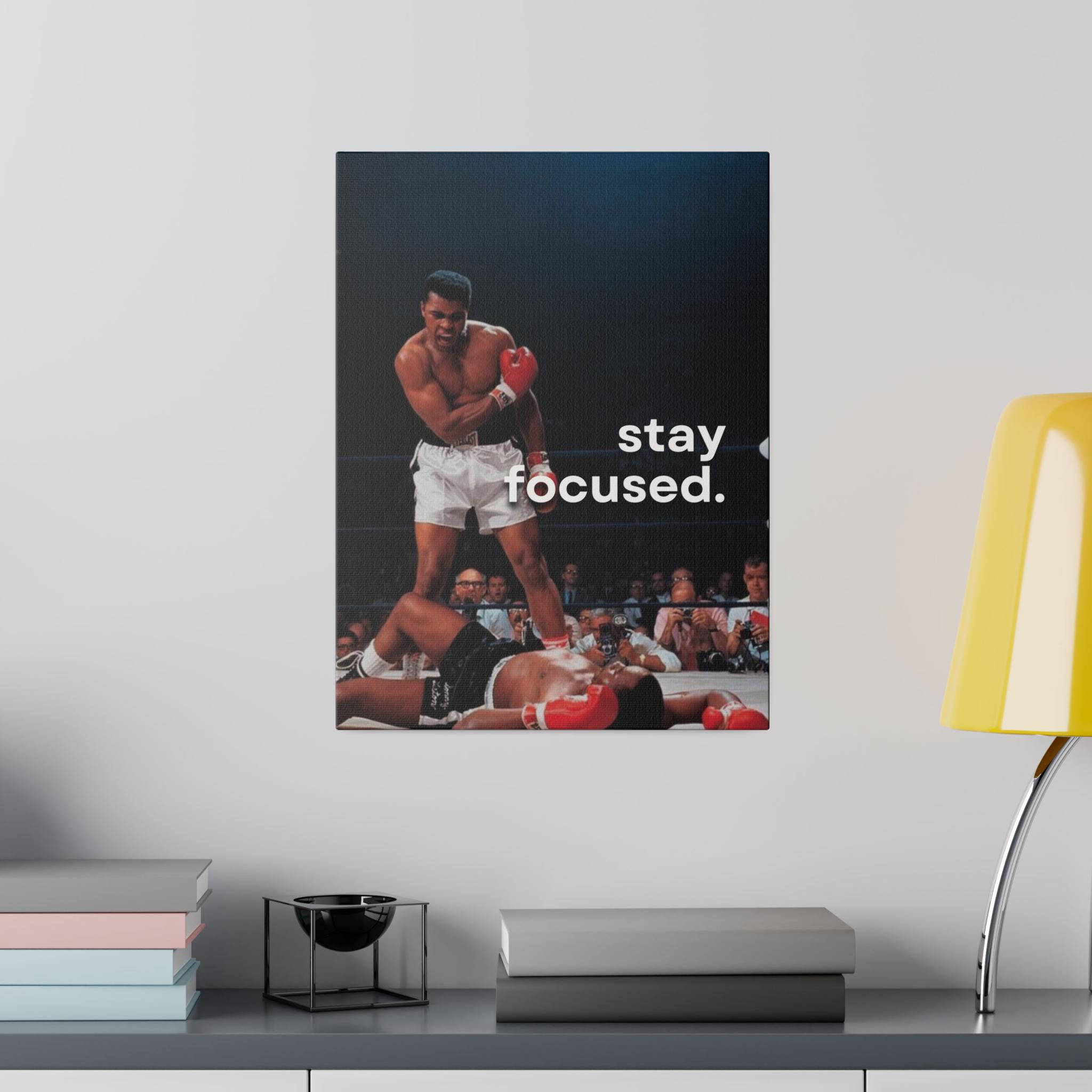 Muhammad Ali Canvas, Motivational Wall Art, Inspirational Quote Decor ...