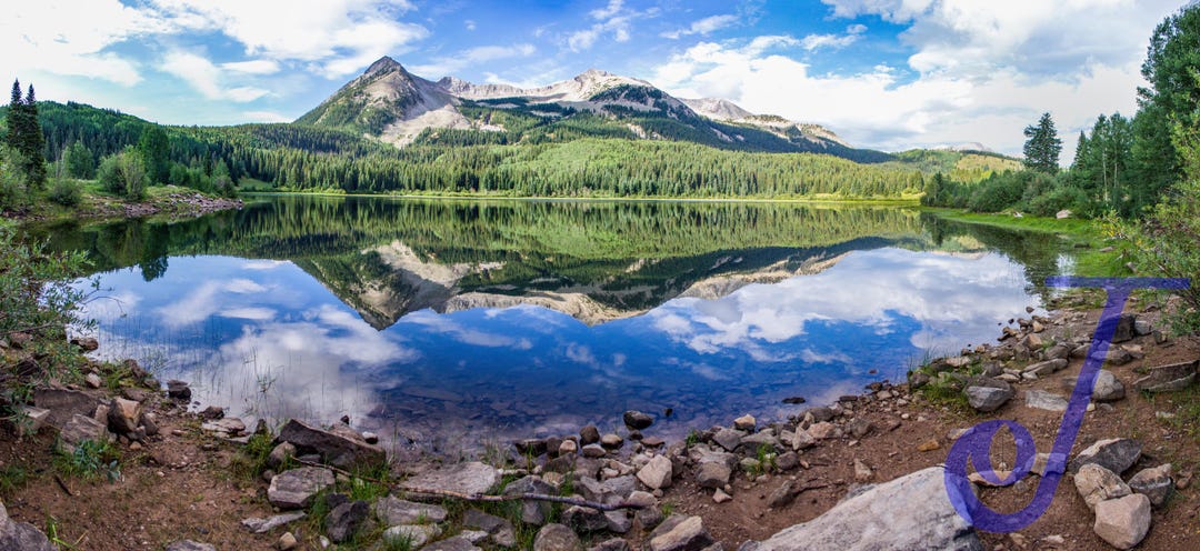 E & W Beckwith Mtns Behind Lost Lake Colorado - Etsy