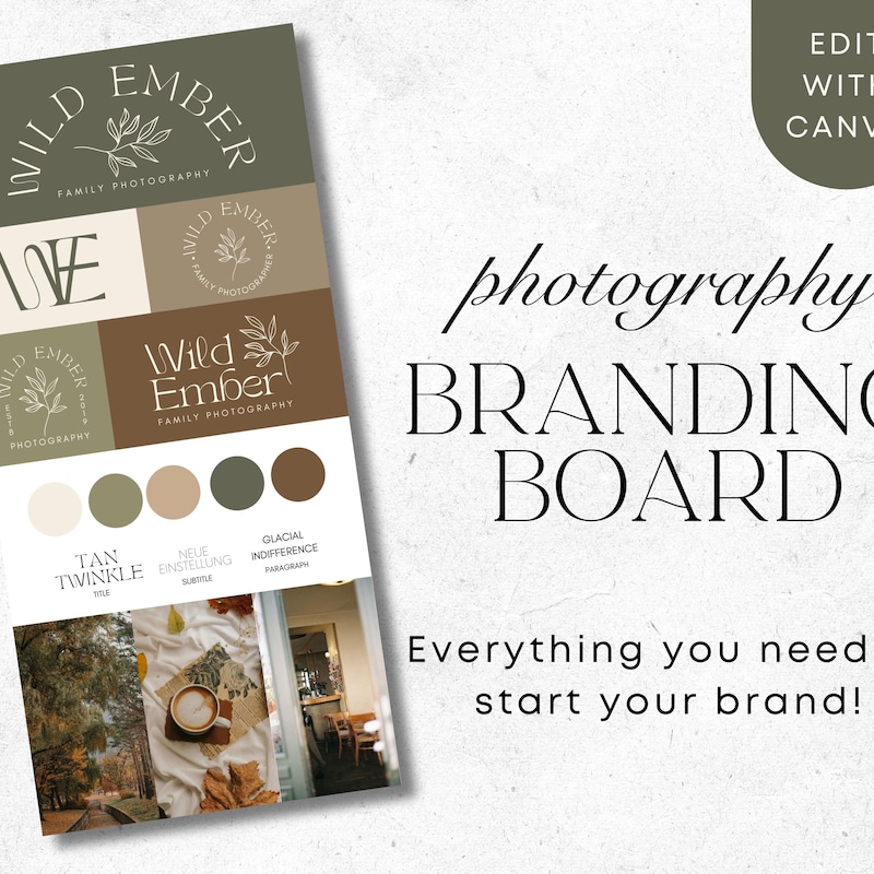 Photographer Logo Template - Etsy UK