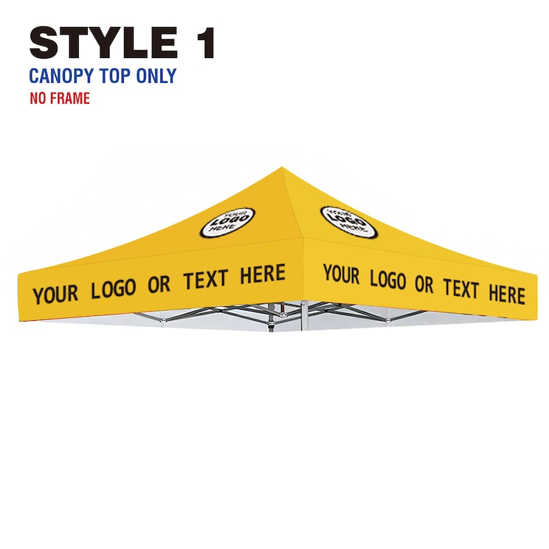 Custom Canopy 10x10 Pop up Tent With Logo, Portable Instant Shade for ...