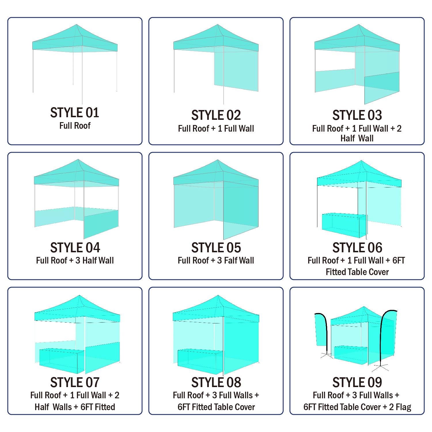 Custom Canopy 10x20 Tent Personalized Business Branded Tents Pop up ...