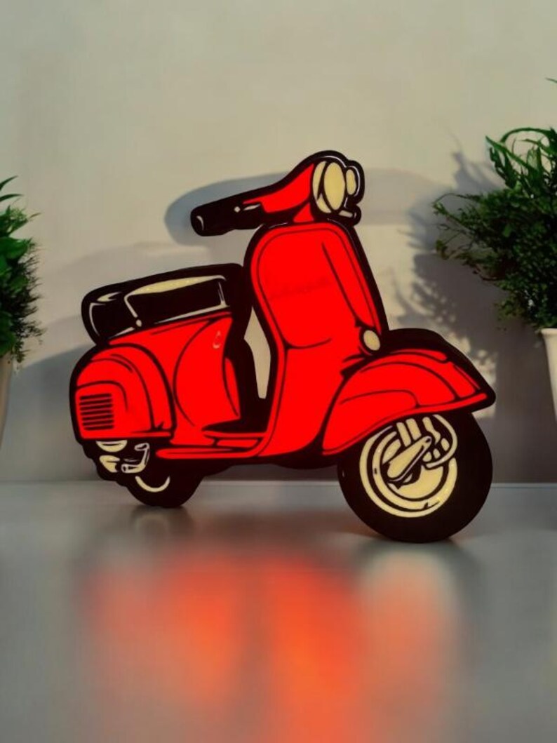 Vespa Led Wired Lighting - Etsy