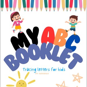 Back to School! | My ABC Booklet | Tracing Letters for Kids - Etsy