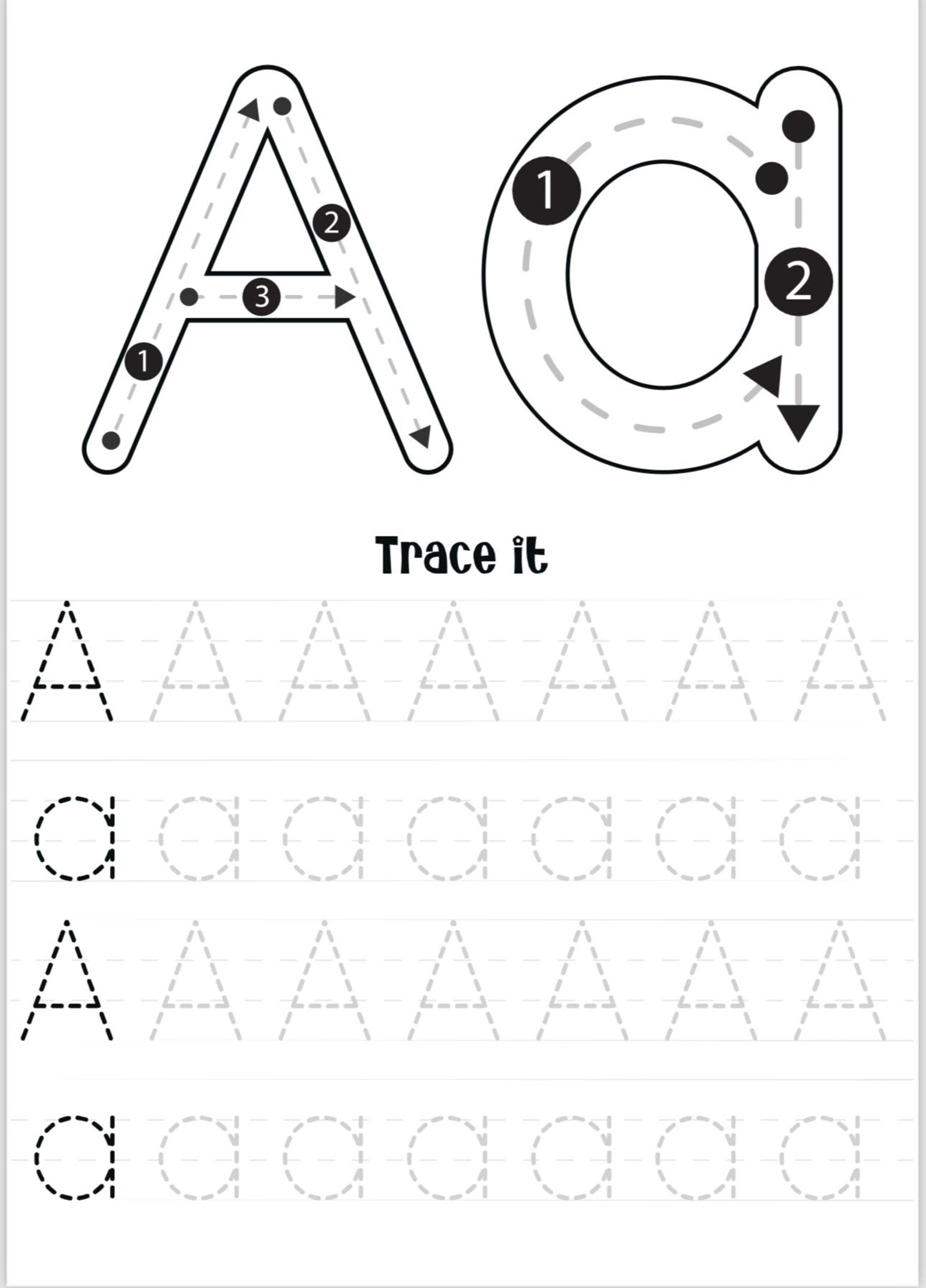 Back to School! | My ABC Booklet | Tracing Letters for Kids - Etsy